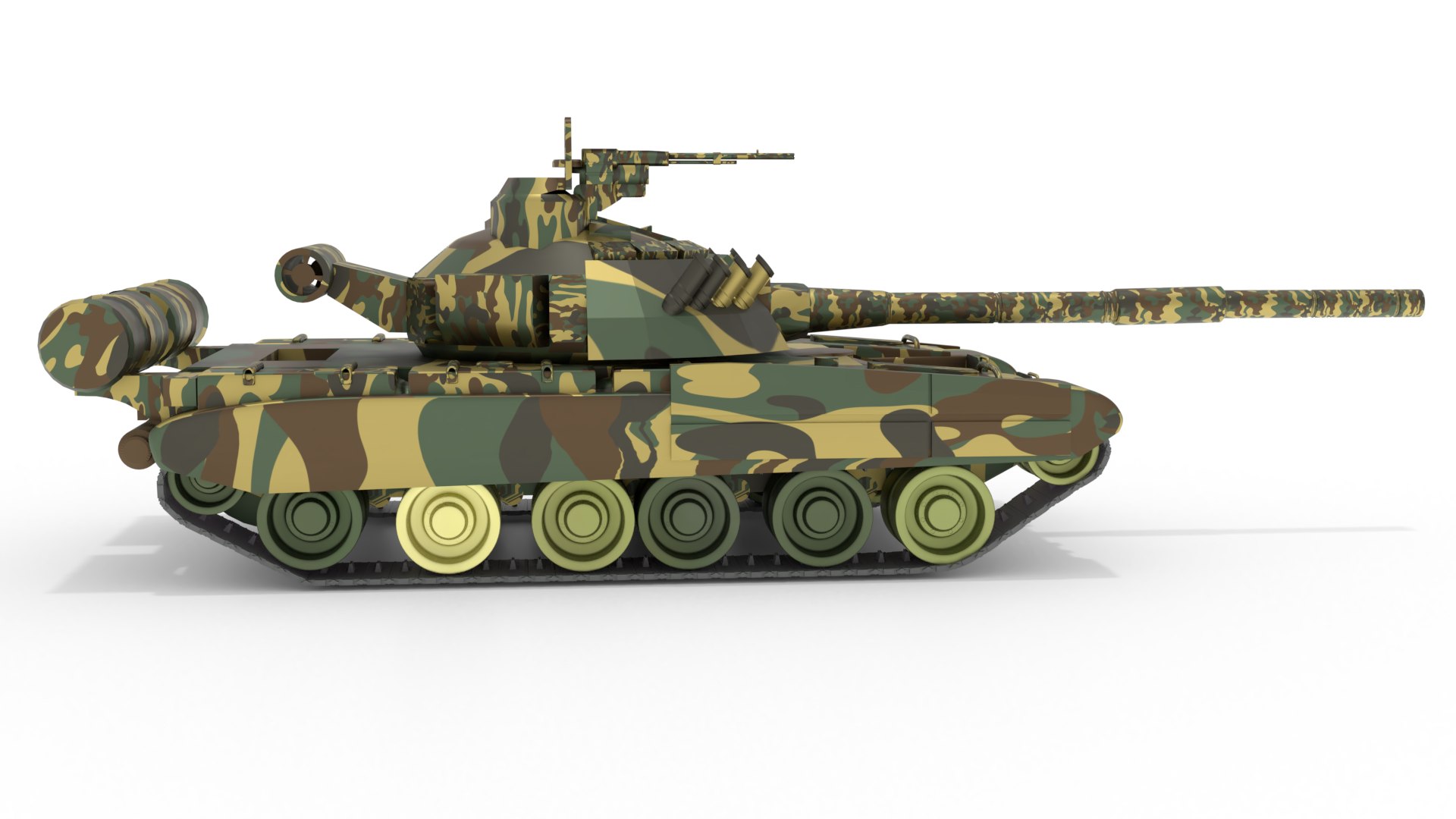 3D Model Tank T-80 UK Battle Tank CGI 3D Model - TurboSquid 1736385