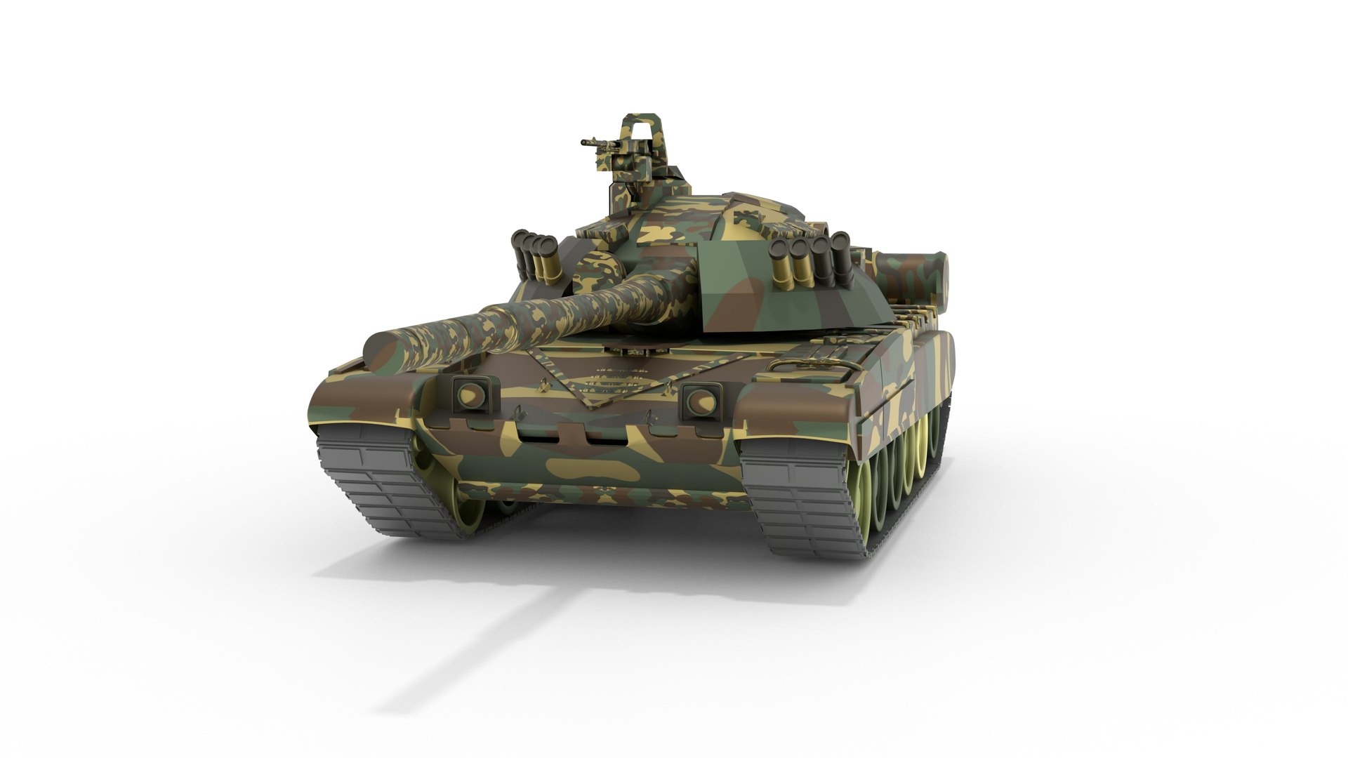 3D Model Tank T-80 UK Battle Tank CGI 3D Model - TurboSquid 1736385