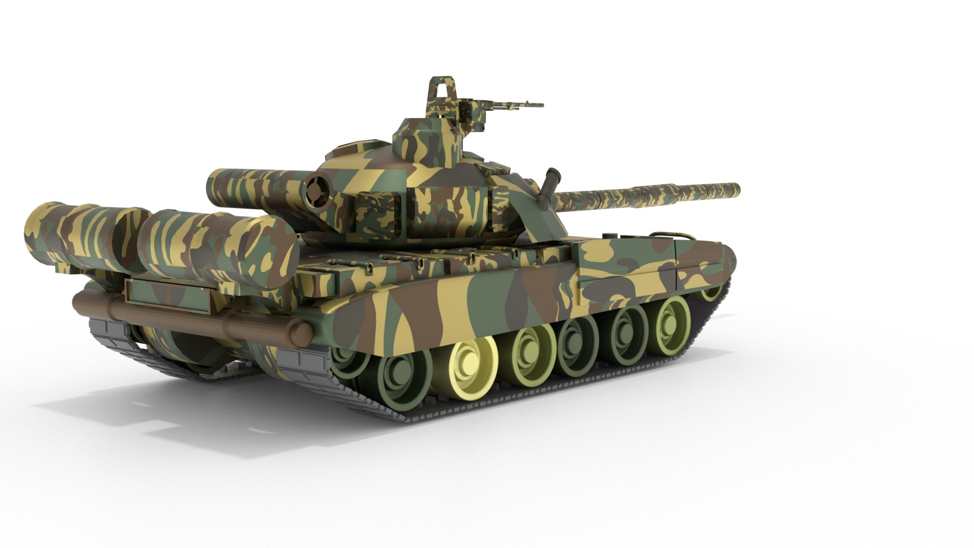 3D Model Tank T-80 UK Battle Tank CGI 3D Model - TurboSquid 1736385