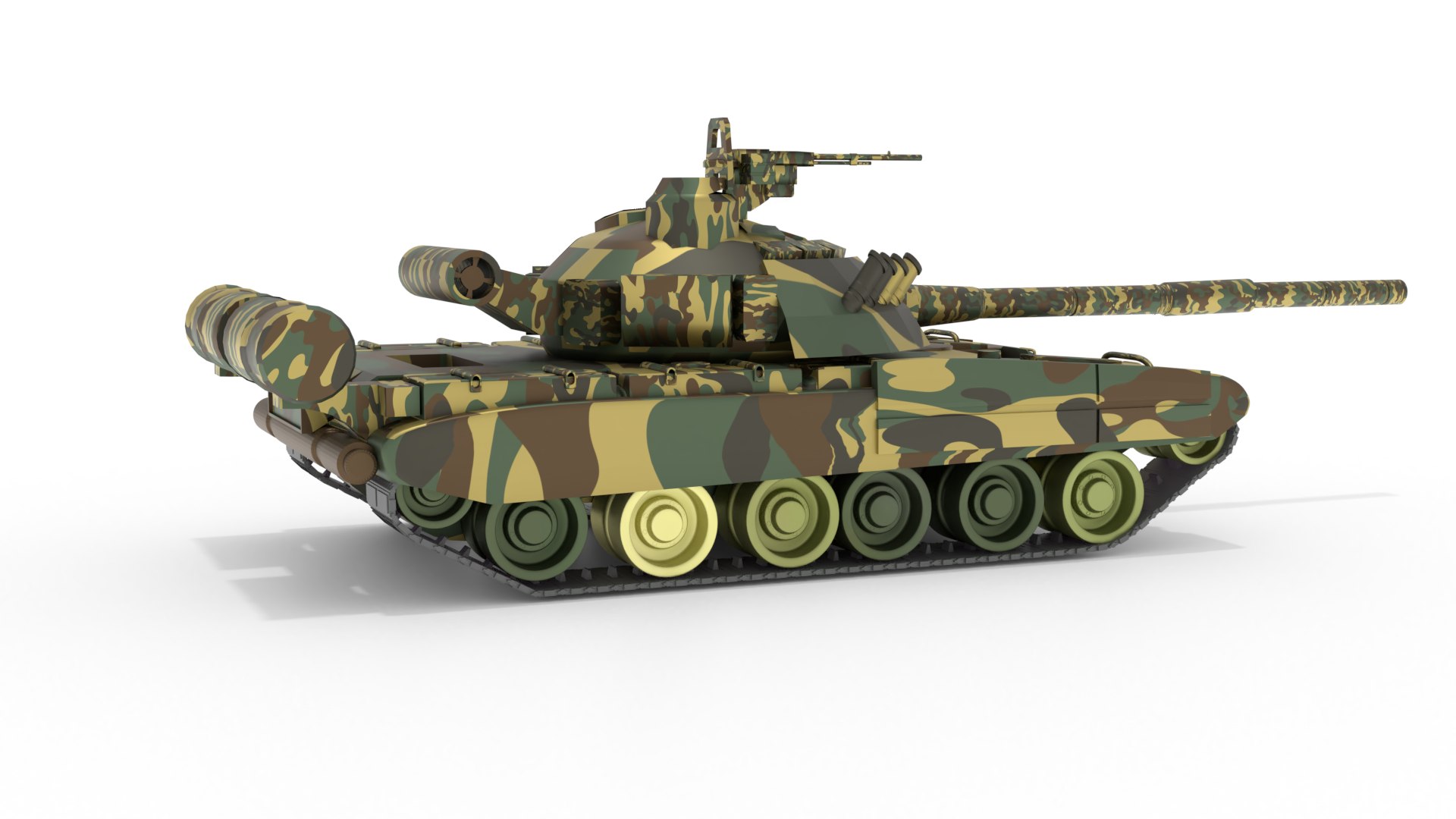 3D Model Tank T-80 UK Battle Tank CGI 3D Model - TurboSquid 1736385
