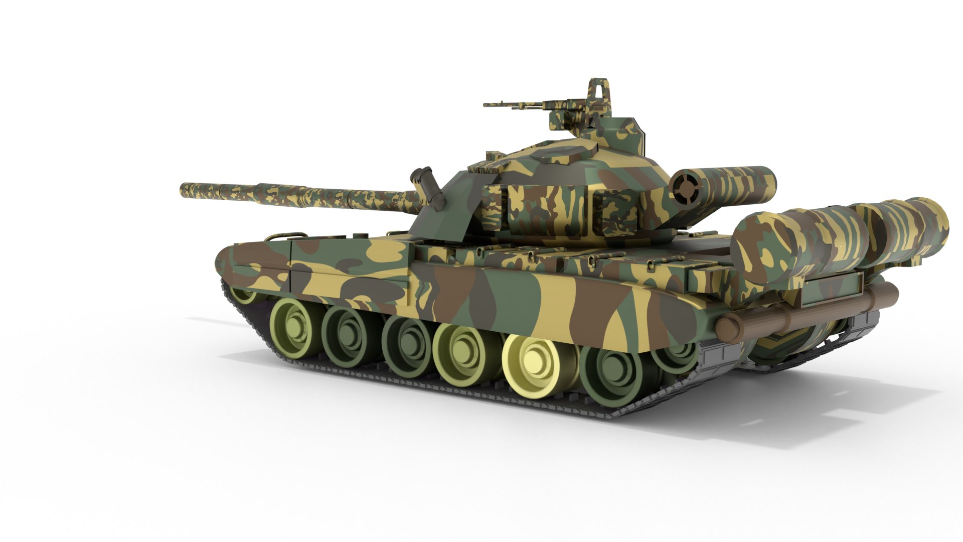 3D Model Tank T-80 UK Battle Tank CGI 3D Model - TurboSquid 1736385