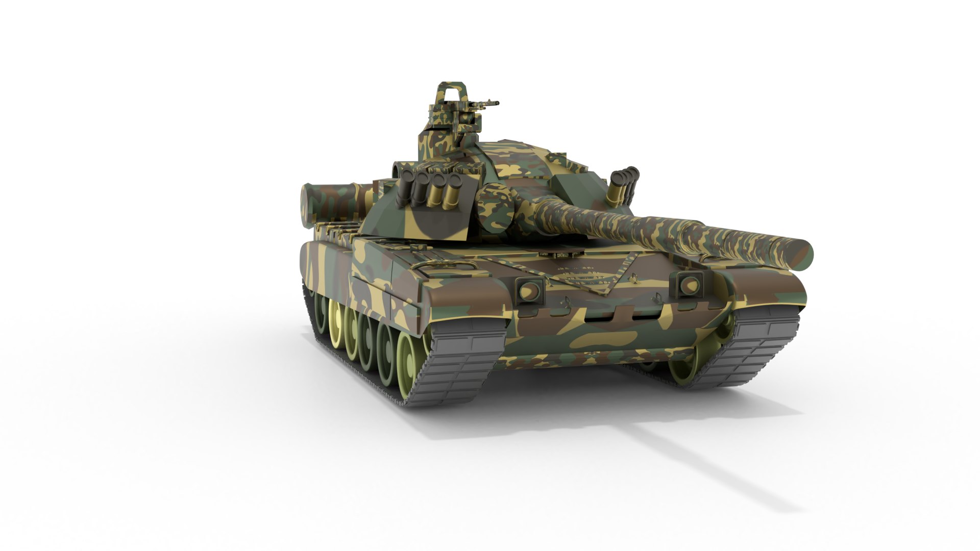 3D Model Tank T-80 UK Battle Tank CGI 3D Model - TurboSquid 1736385