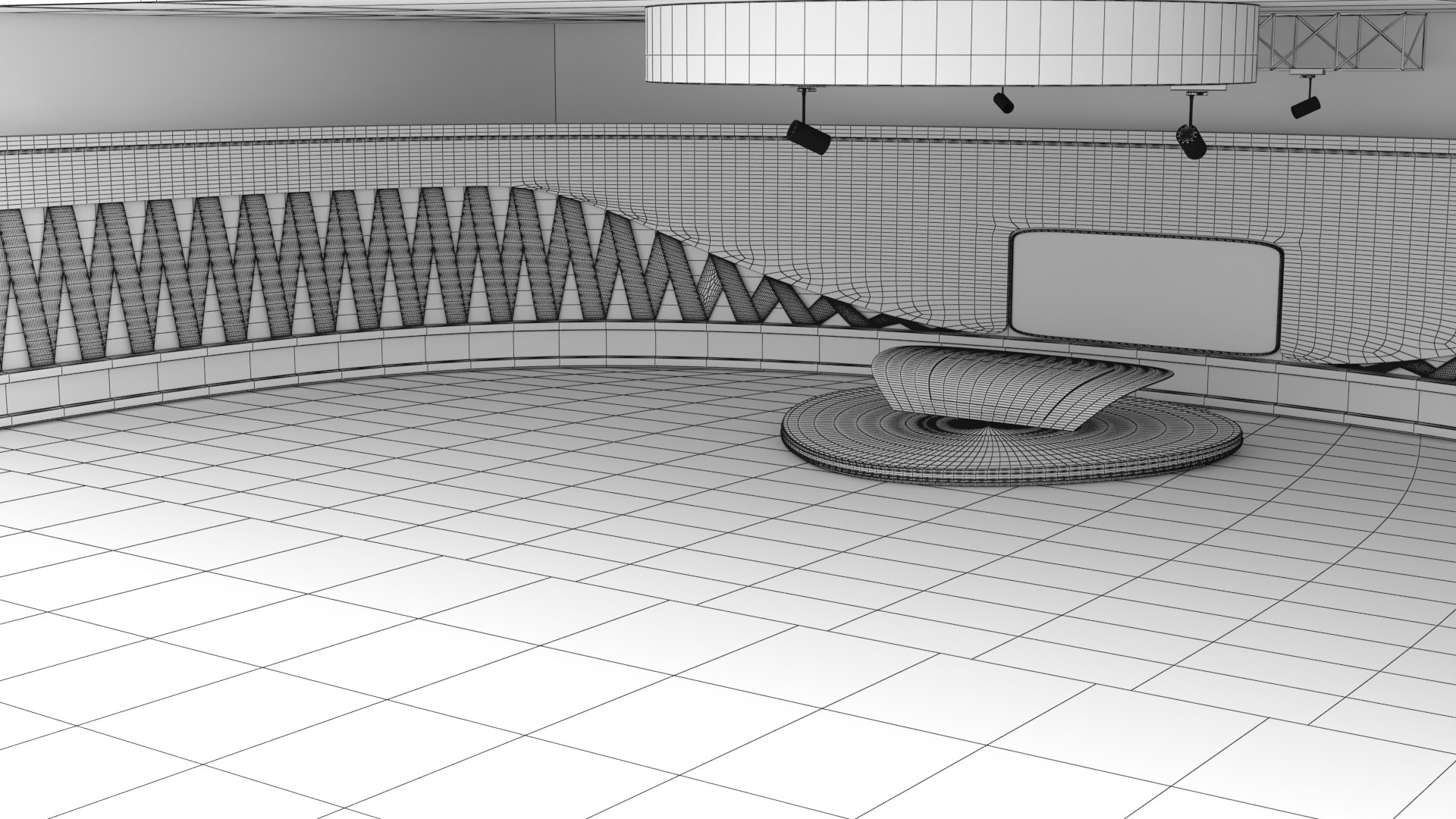 3D Sport News Studio Model - TurboSquid 2094463