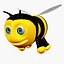 3d cartoon bee