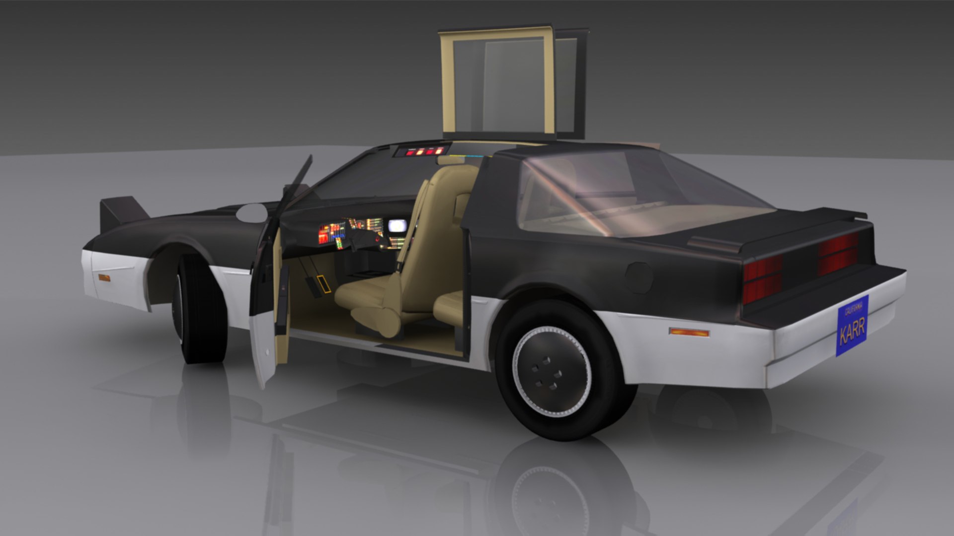 3D KARR Car Knight Rider Model - TurboSquid 2262998
