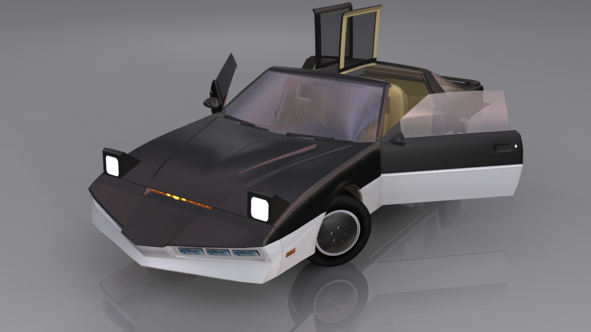 3D KARR Car Knight Rider Model - TurboSquid 2262998