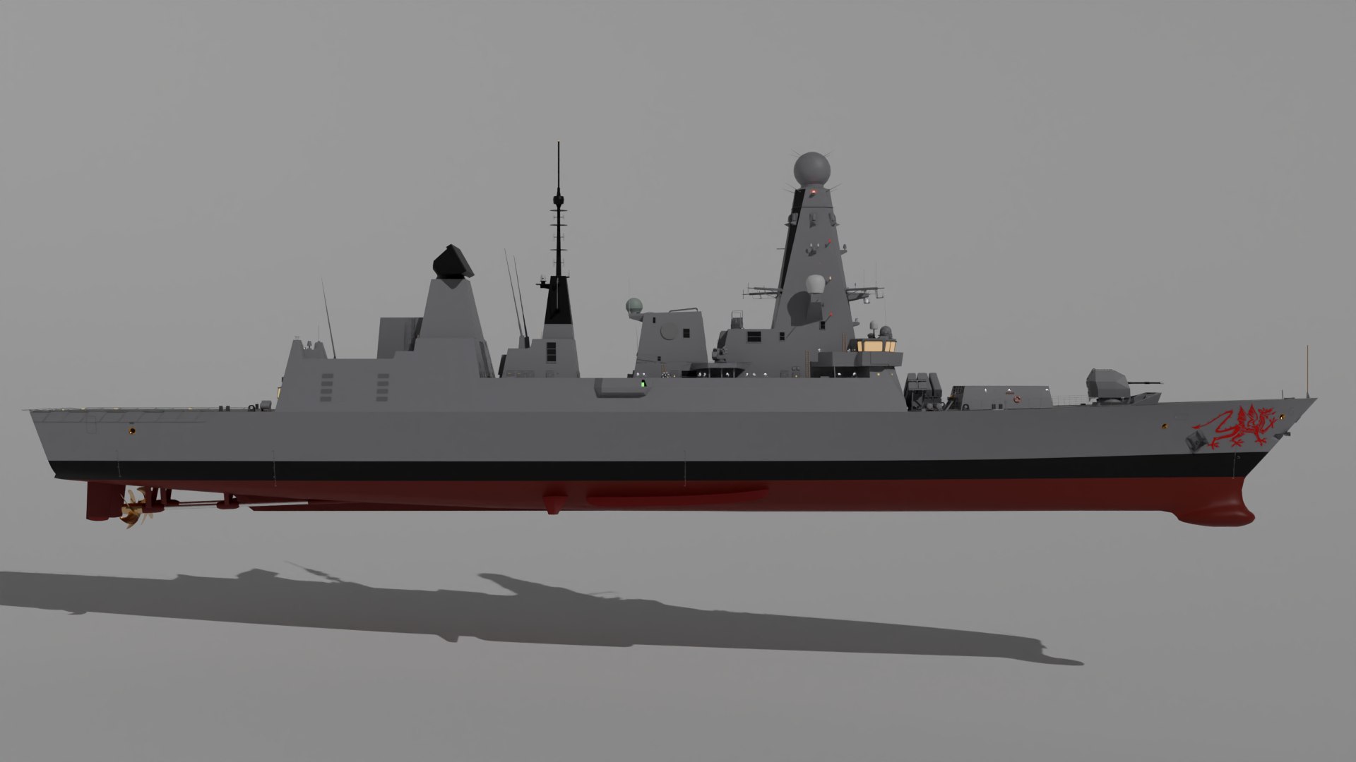 3D Type 45 Destroyer - TurboSquid 2186454