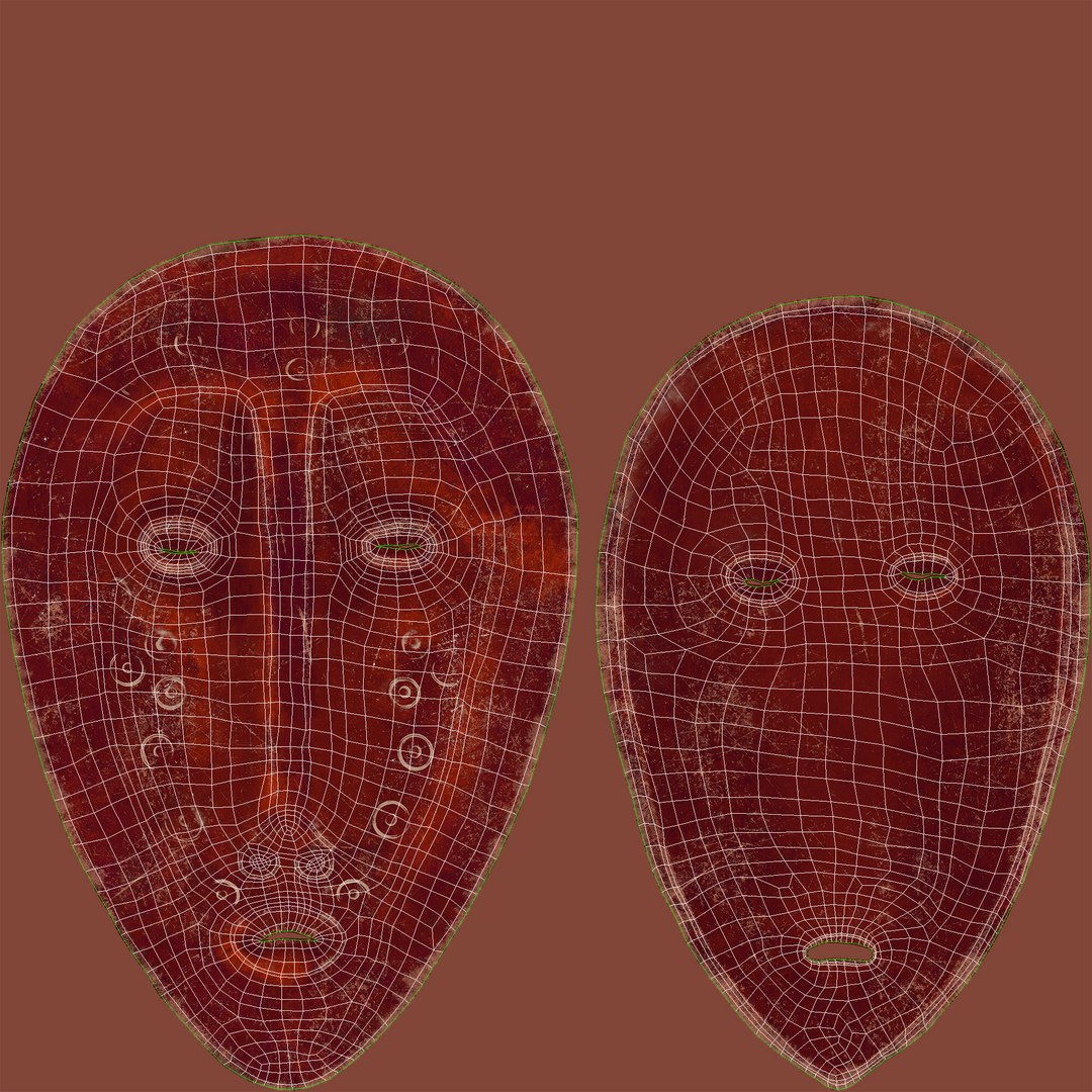 3D African Mask Old | 1147707 | TurboSquid