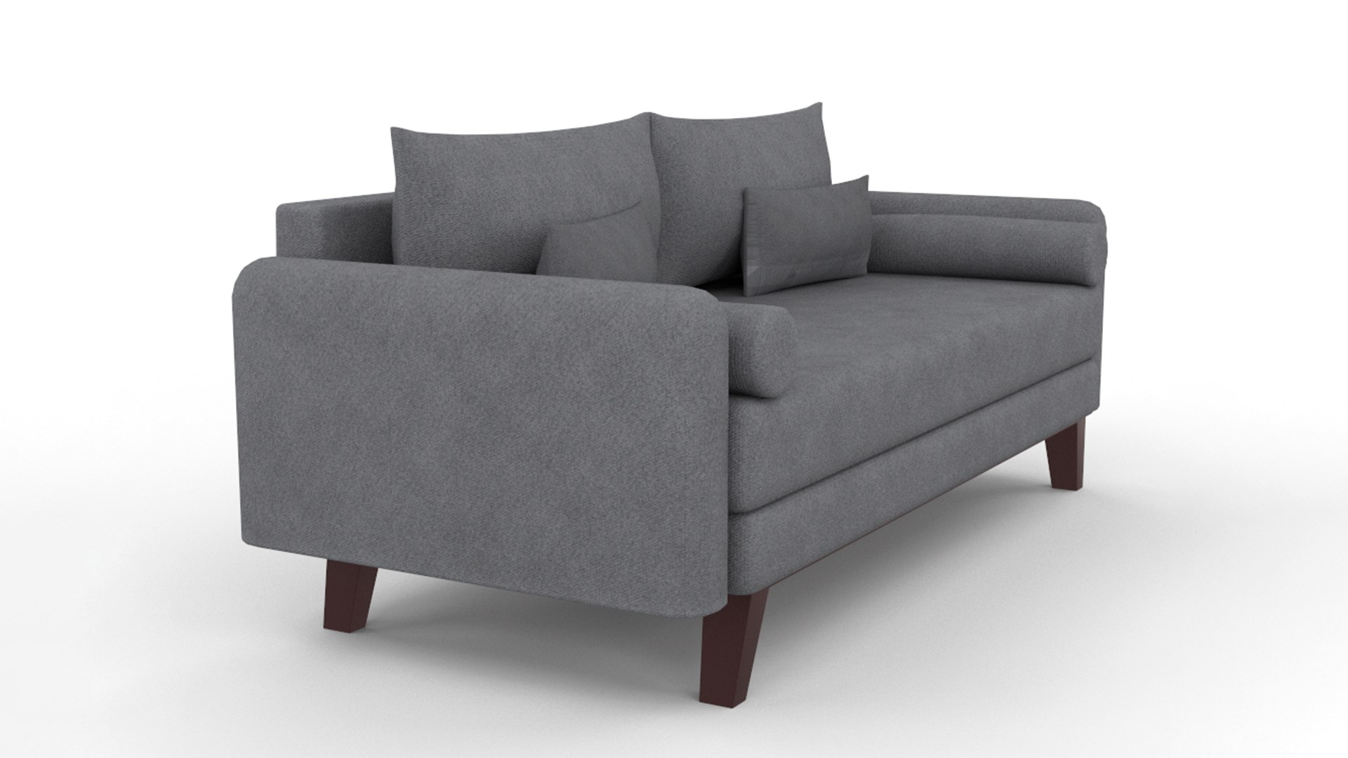Modern Grey Sofa 3D Model OBJ FBX GLB 3D Model - TurboSquid 2403607