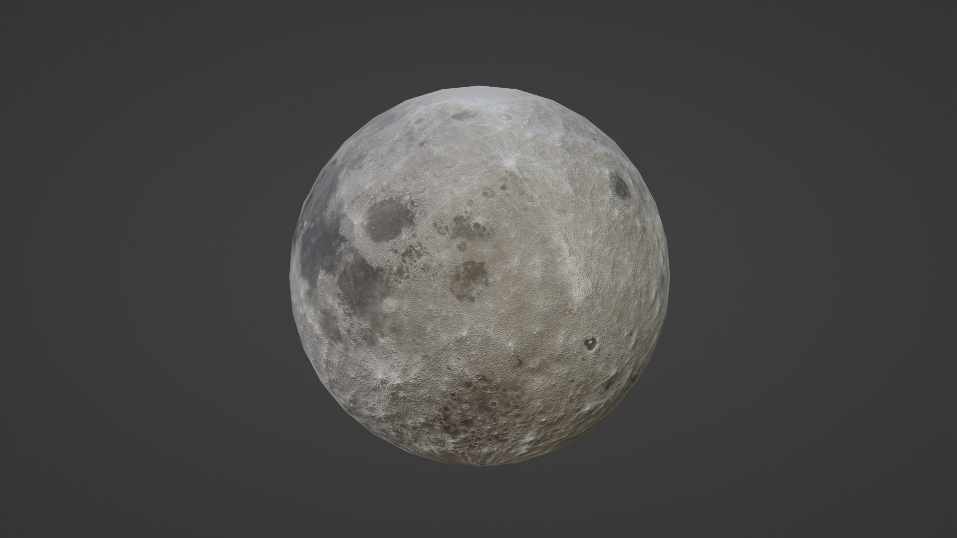 Moon PBR Lowpoly 3D Model - TurboSquid 2299251