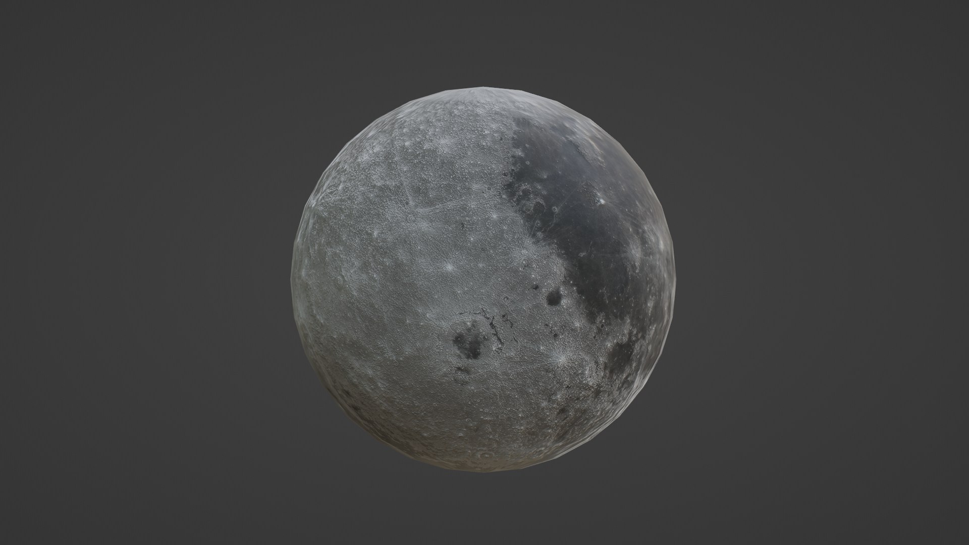 Moon PBR Lowpoly 3D Model - TurboSquid 2299251