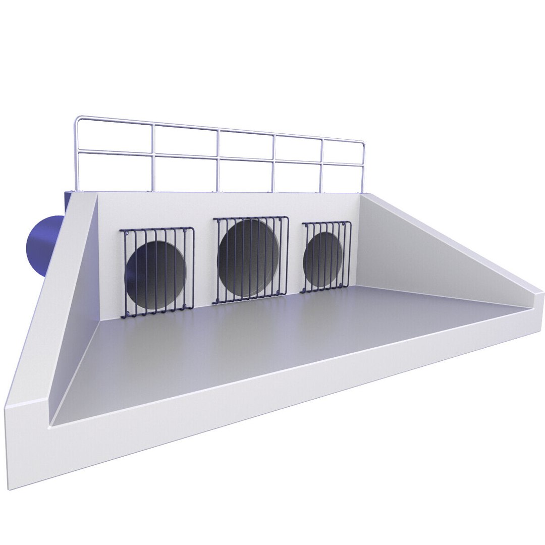 3D Concrete Storm Drain Outlet 5 - TurboSquid 1979953
