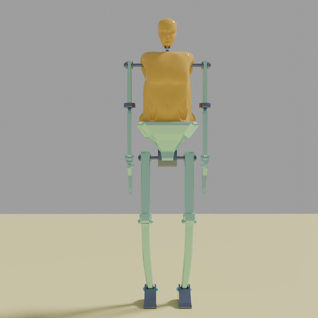 3D Scary Mannequin Monster Or Robot Model - TurboSquid 2424575