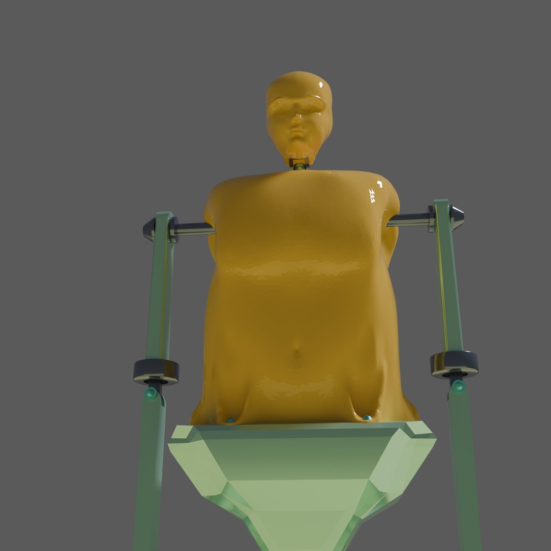 3D Scary Mannequin Monster Or Robot Model - TurboSquid 2424575