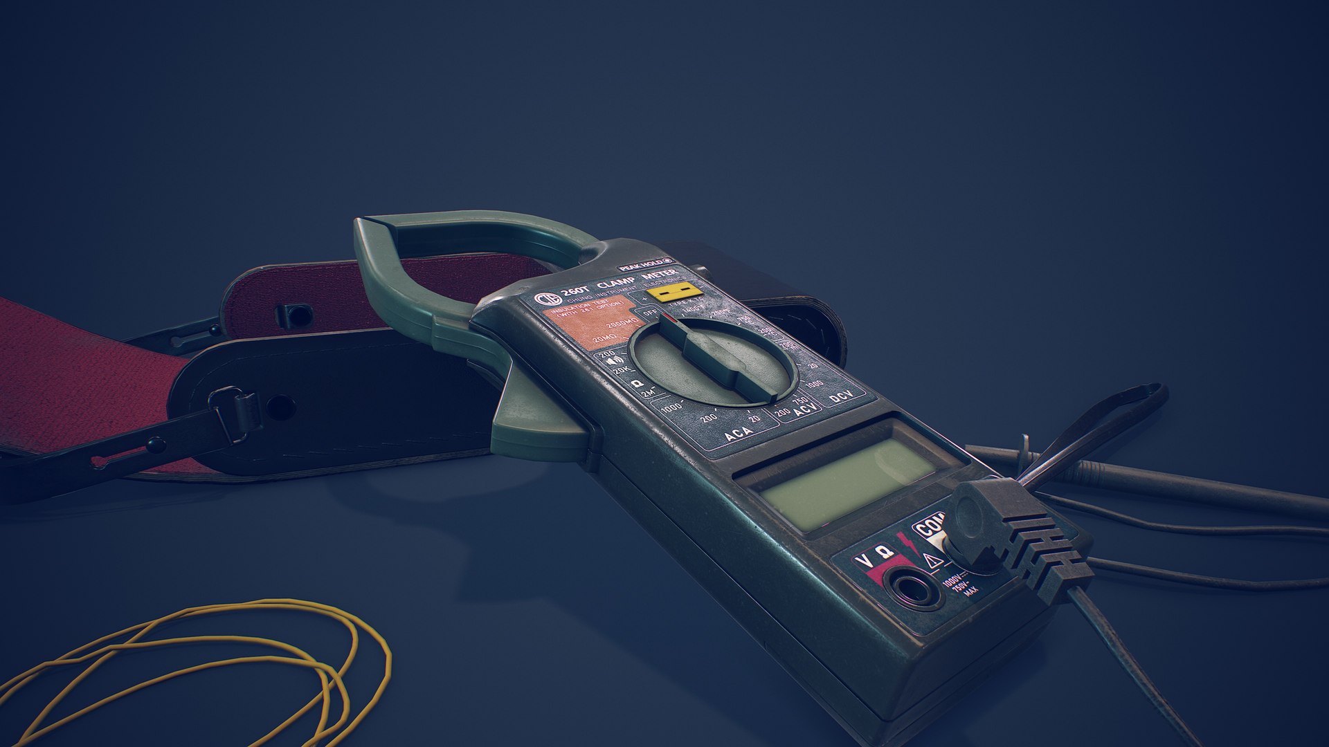 Clamp Meter Voltmeter 3D Model - TurboSquid 2254062