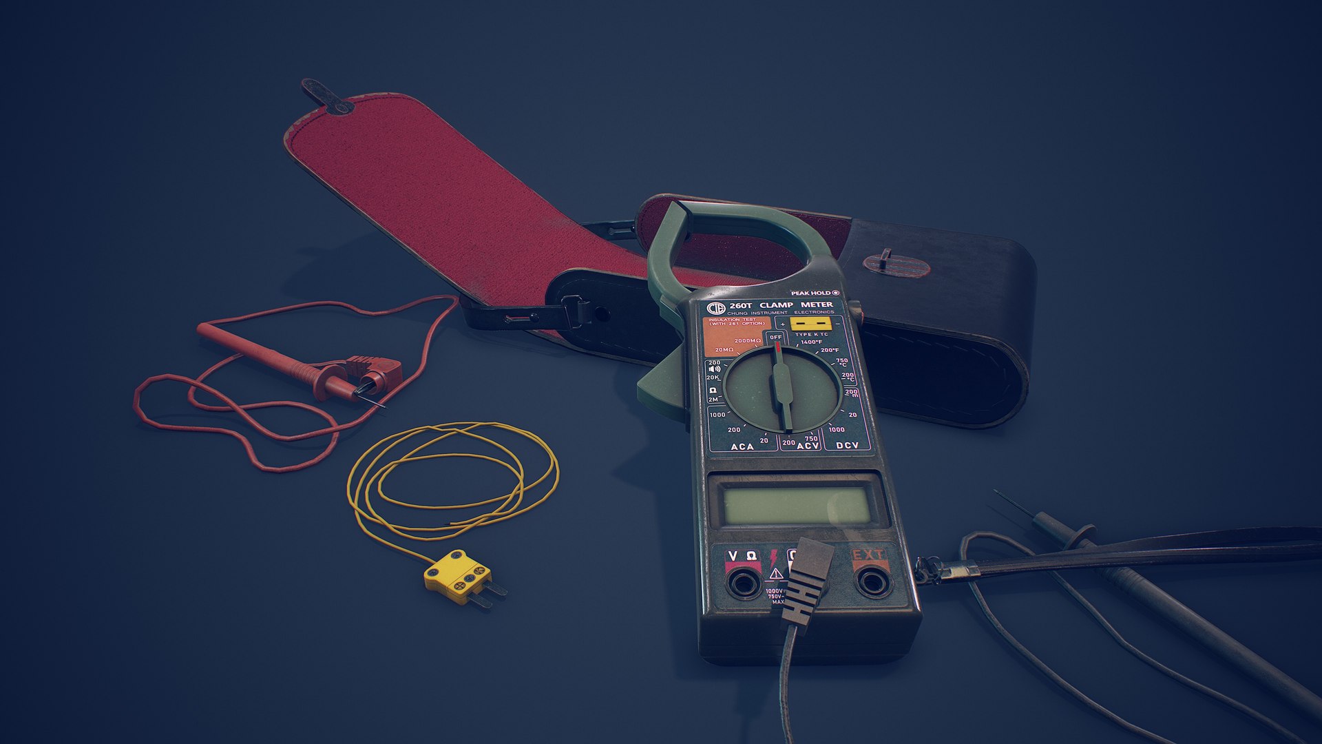 Clamp Meter Voltmeter 3D Model - TurboSquid 2254062