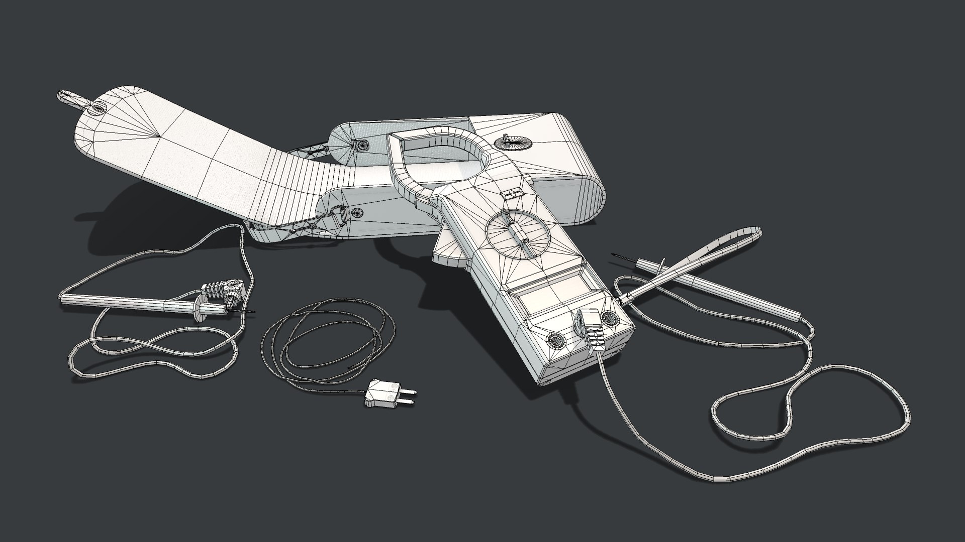 Clamp Meter Voltmeter 3D Model - TurboSquid 2254062