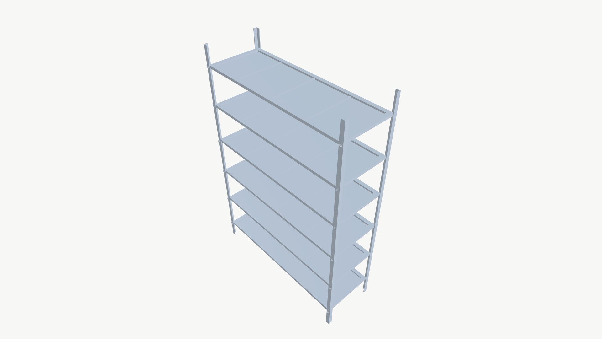 Metal Shelf 3D Model - TurboSquid 2351832