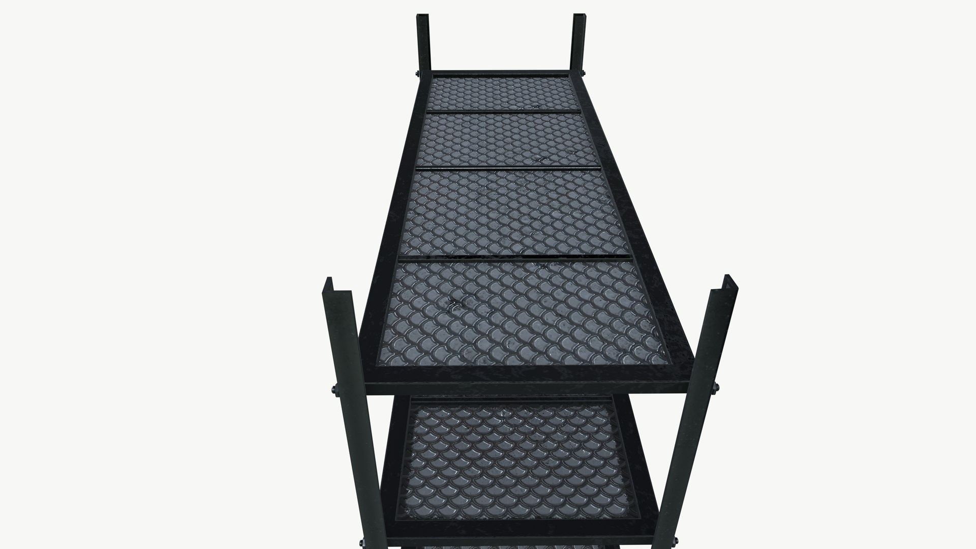 Metal Shelf 3D Model - TurboSquid 2351832