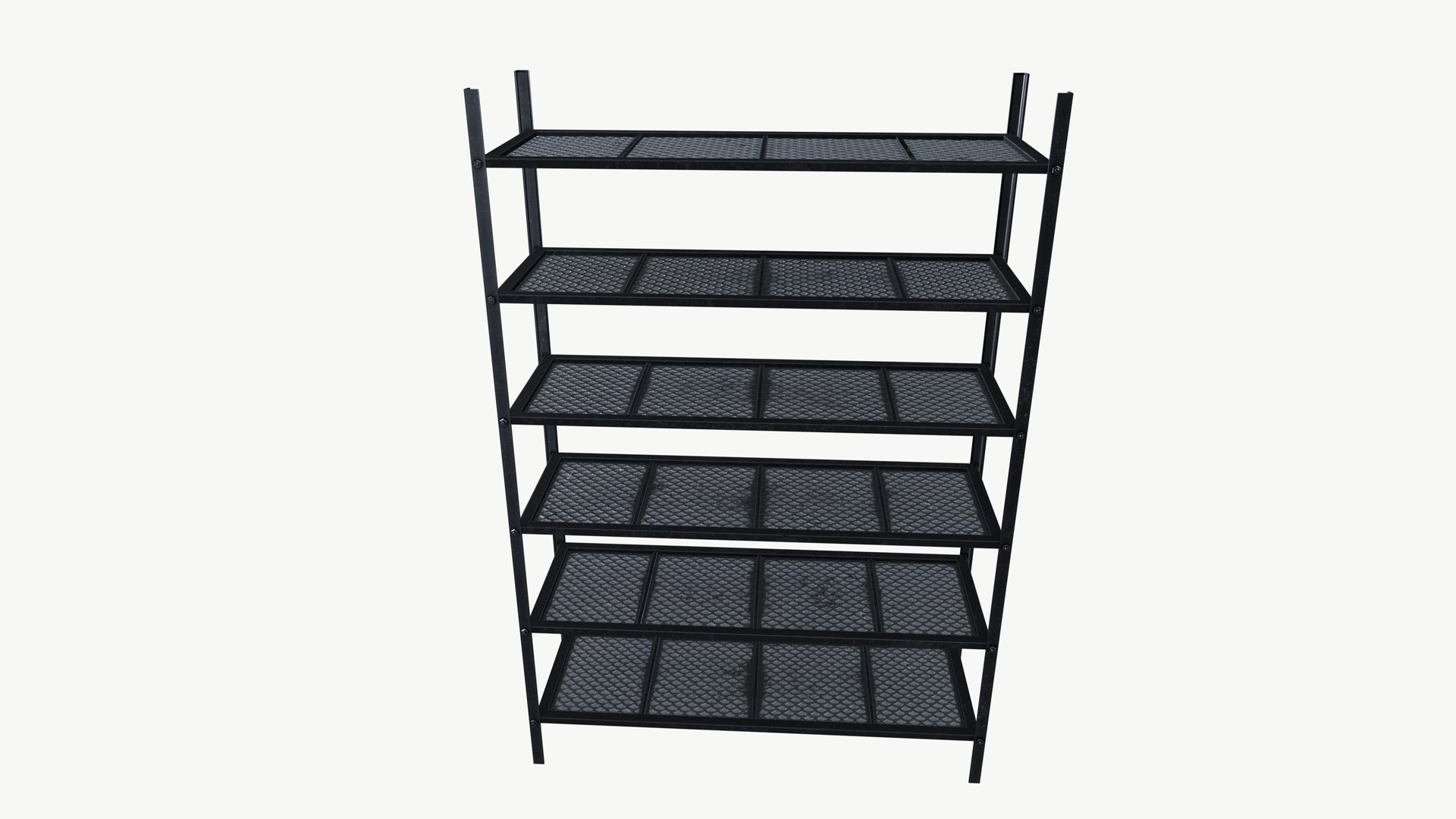 Metal Shelf 3D Model - TurboSquid 2351832