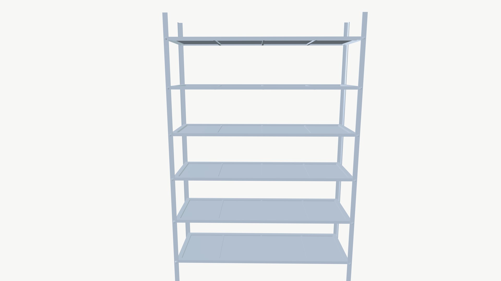 Metal Shelf 3D Model - TurboSquid 2351832