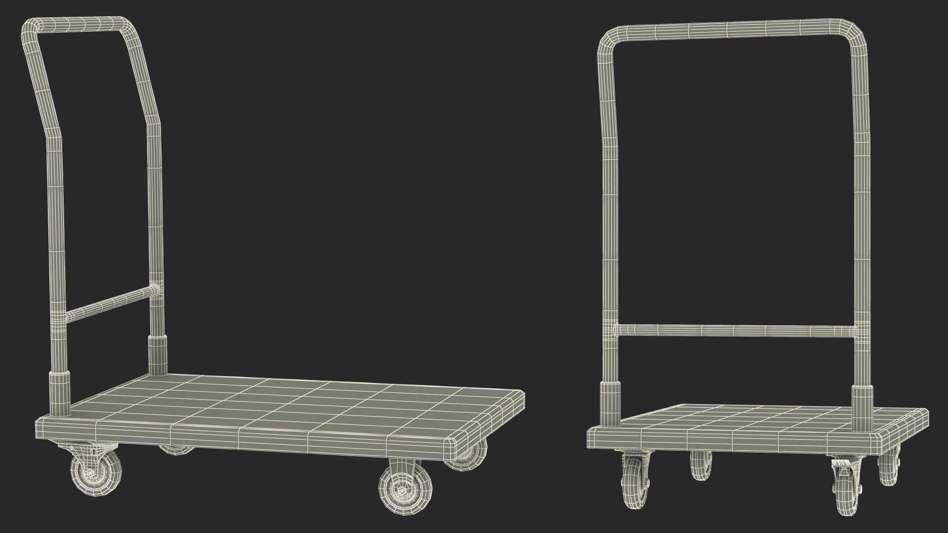 Trolley Low Platform 3D model - TurboSquid 1888642