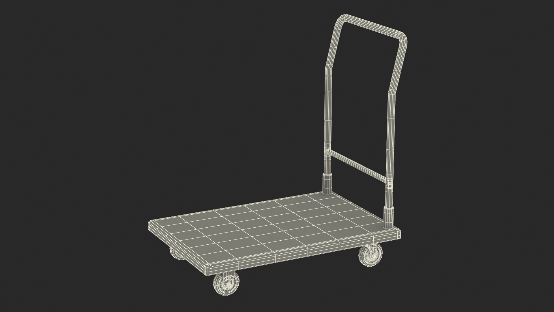Trolley Low Platform 3D Model - TurboSquid 1888642