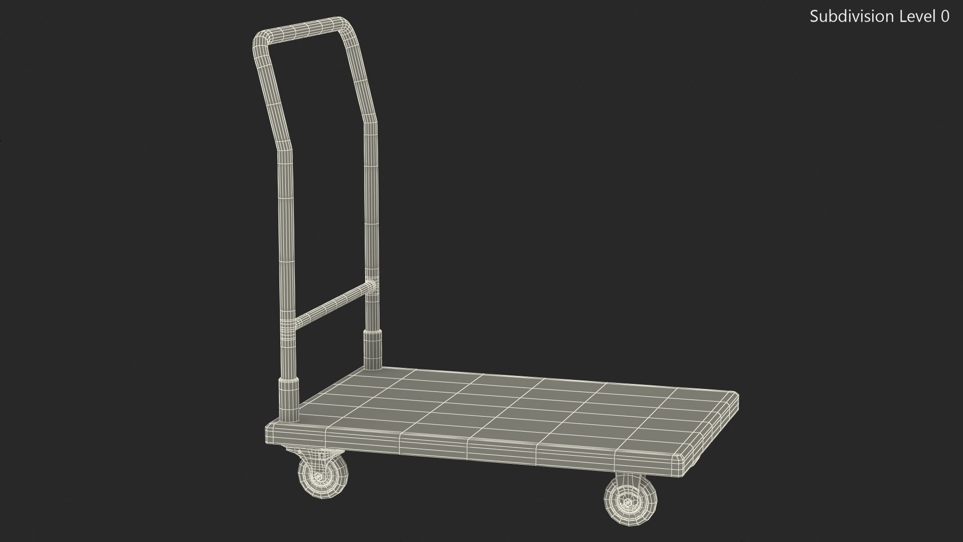 Trolley Low Platform 3D Model - TurboSquid 1888642