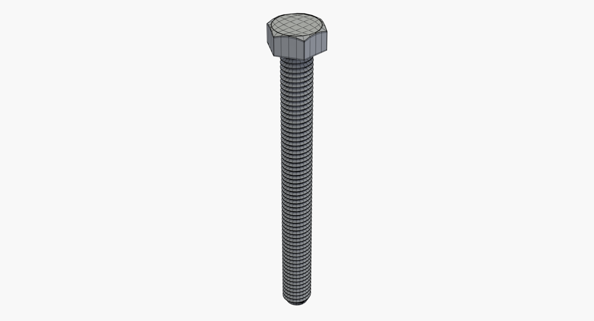 Hex Bolt M5x50 5 Model - TurboSquid 1384200