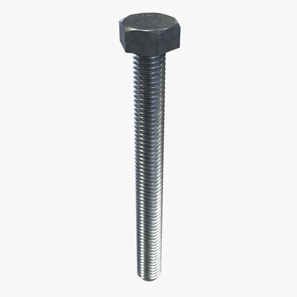 Hex bolt m5x50 5 model - TurboSquid 1384200