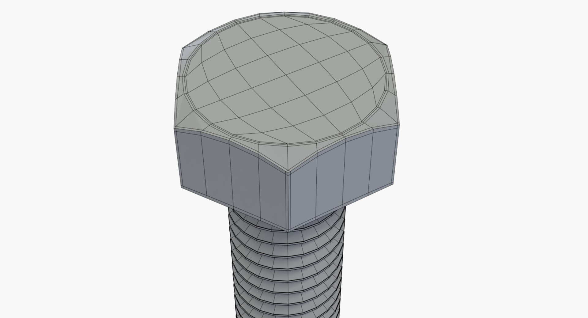 Hex Bolt M5x50 5 Model - TurboSquid 1384200