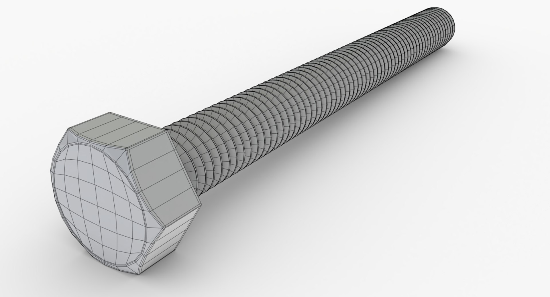 Hex Bolt M5x50 5 Model - TurboSquid 1384200