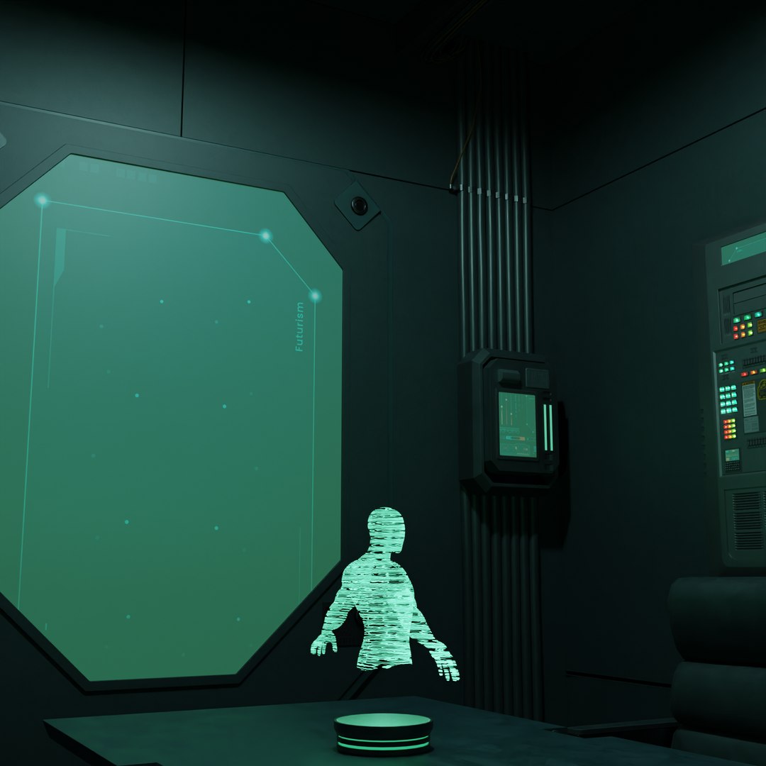 Futuristic Interrogation Room 3D Model - TurboSquid 2248528
