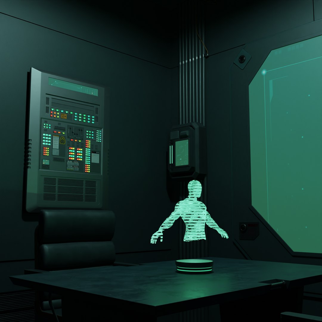 Futuristic Interrogation Room 3D Model - TurboSquid 2248528