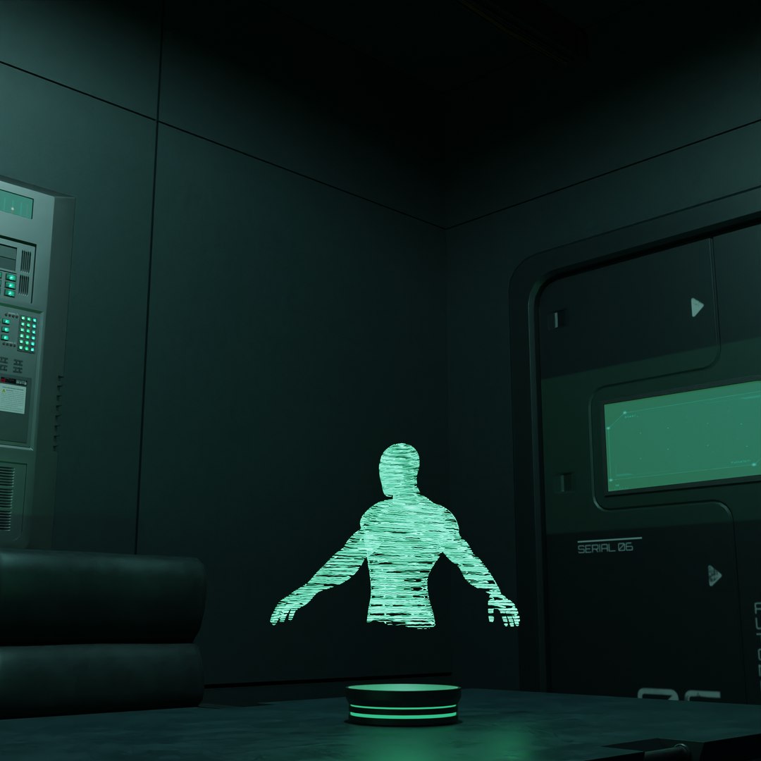 Futuristic Interrogation Room 3D Model - TurboSquid 2248528