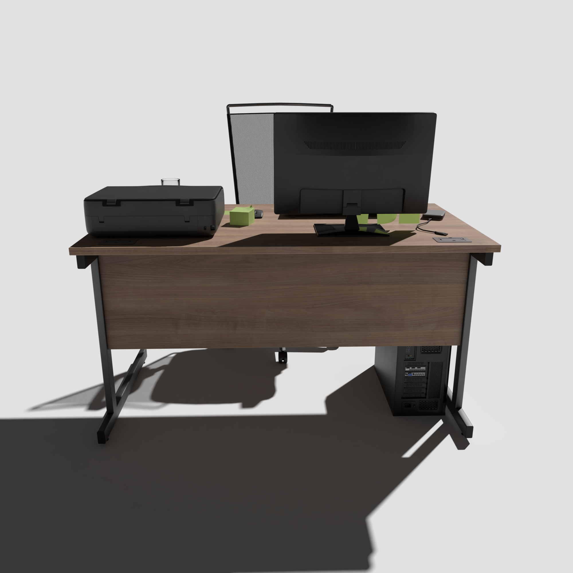 Workstation 3D model - TurboSquid 1701662
