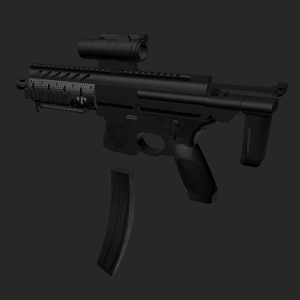 sig sauer mpx 3d model