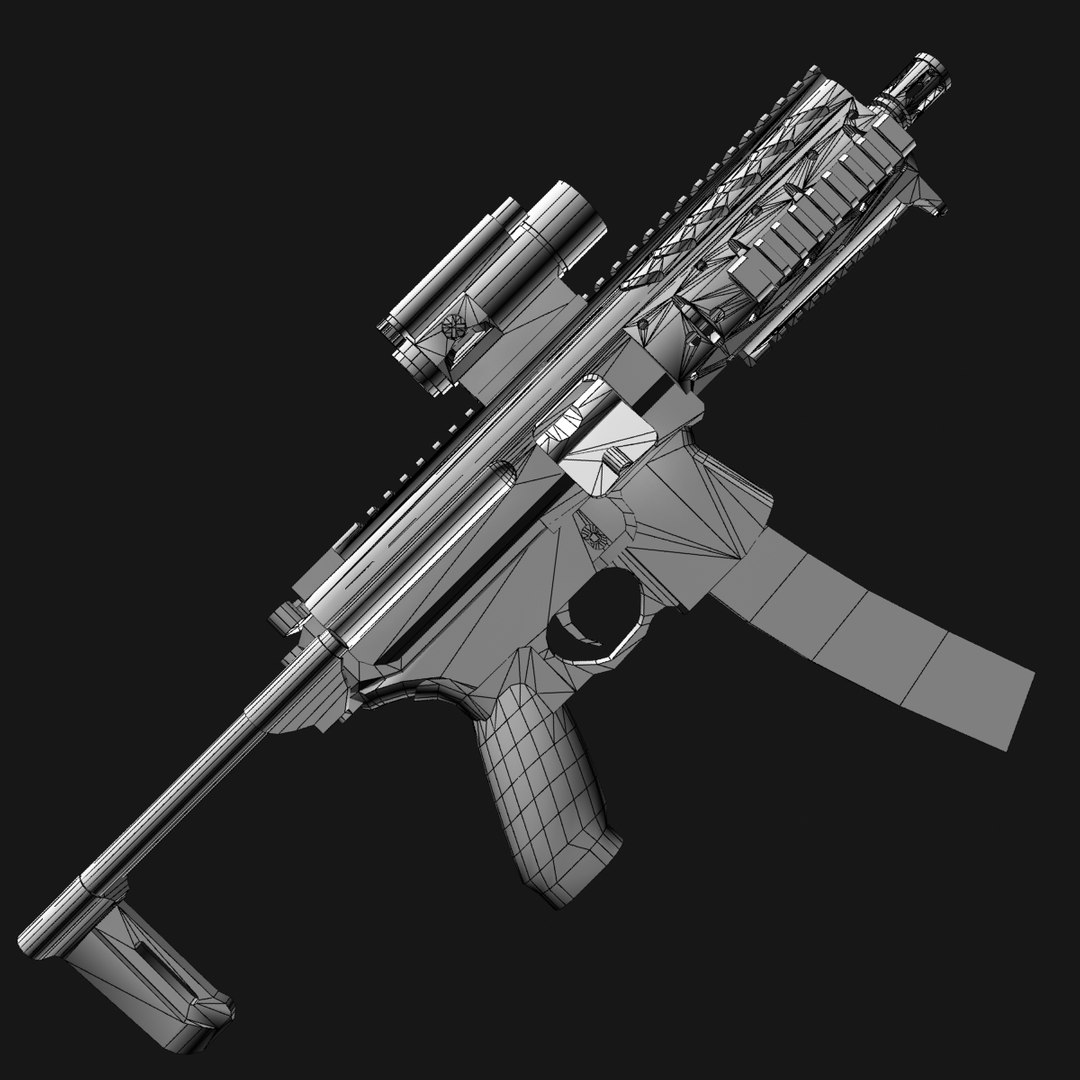Sig Sauer Mpx 3d Model