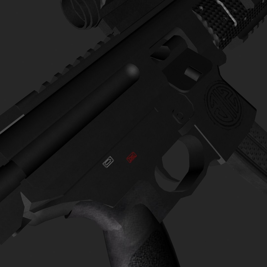 Sig Sauer Mpx 3d Model