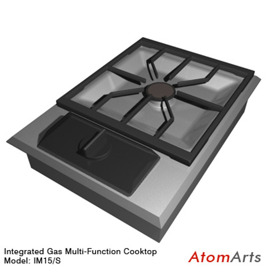Wolf Integrated Cooktops 3d Model