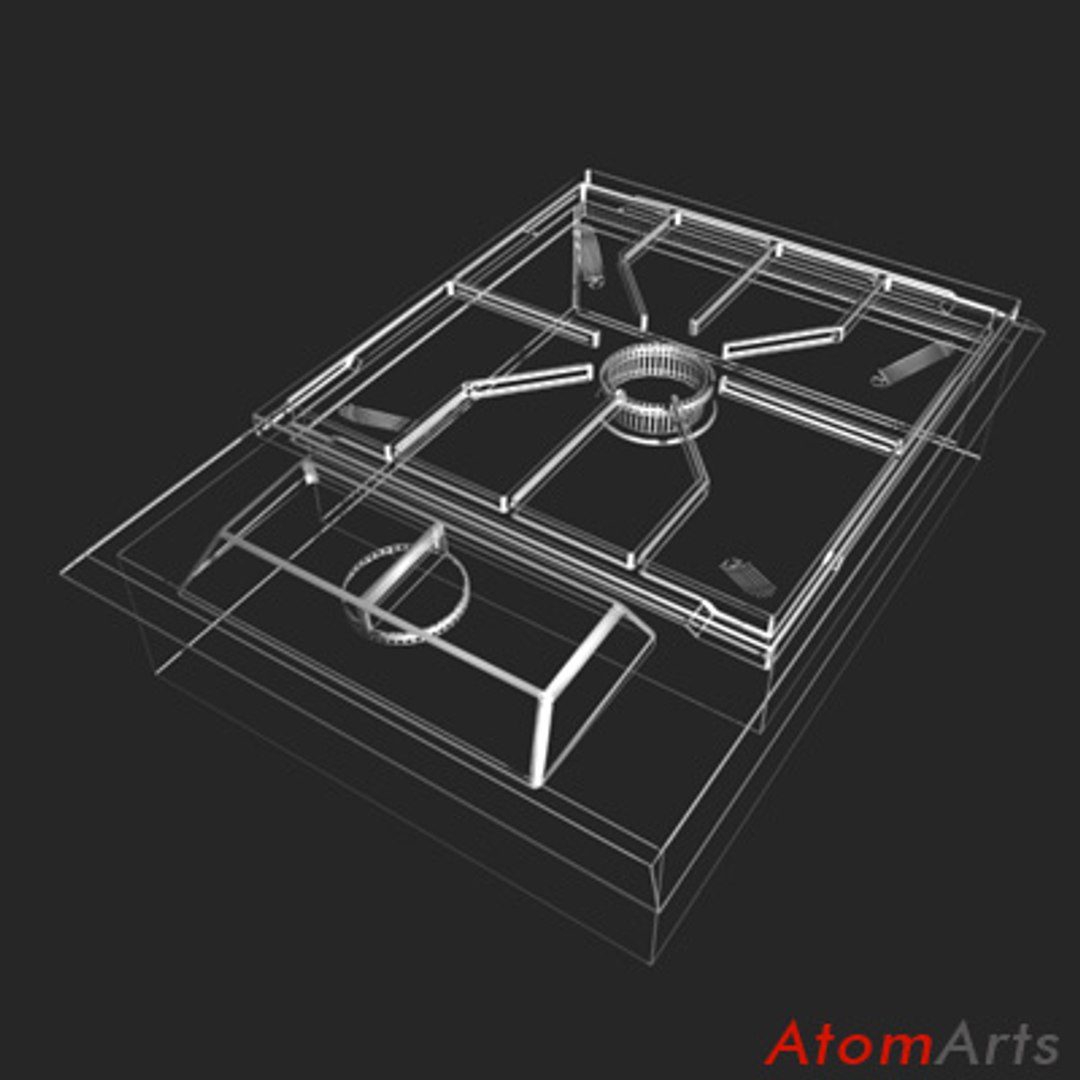 Wolf Integrated Cooktops 3d Model