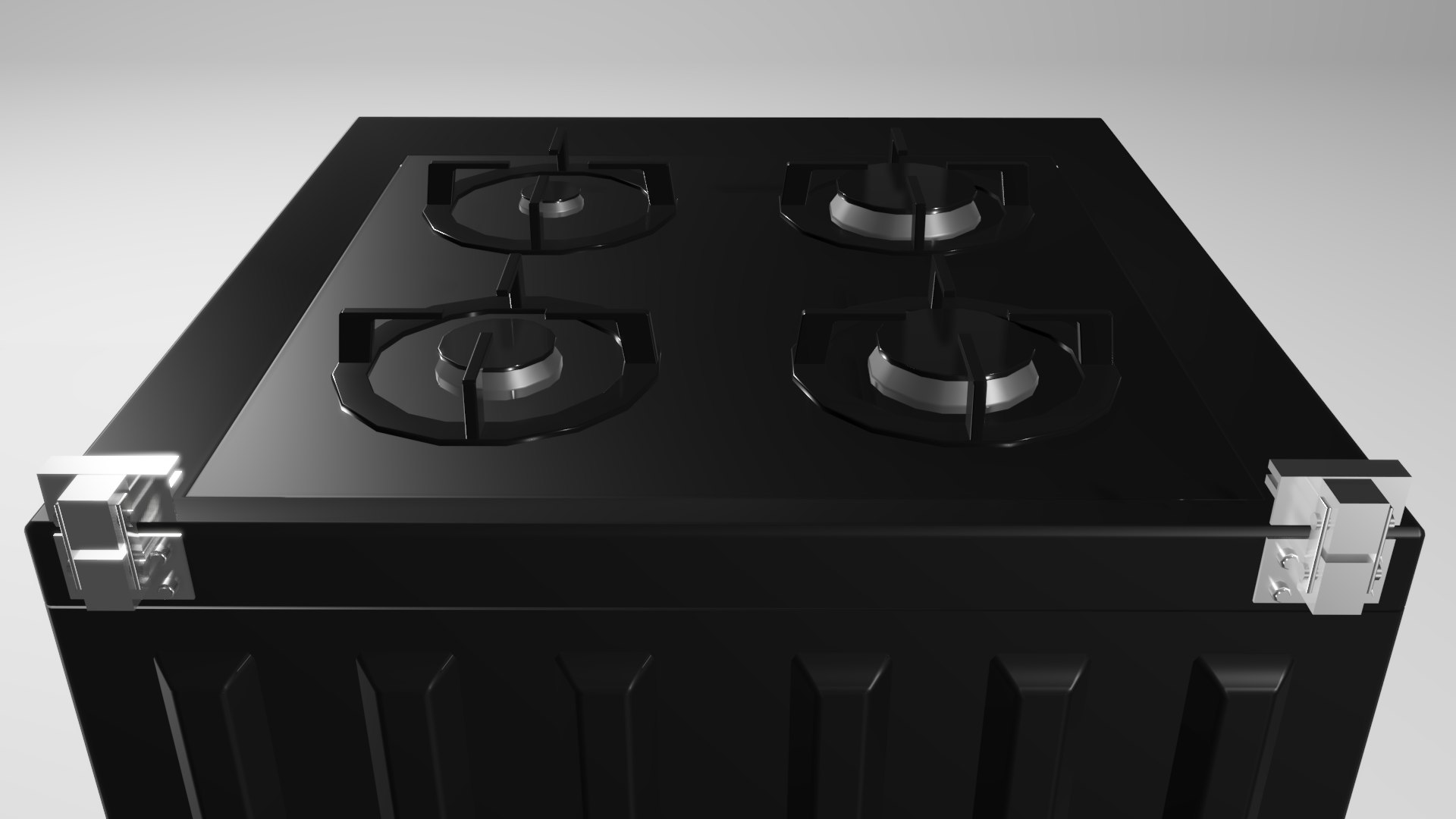 3D Low Poly Kitchen Stove - TurboSquid 2223812