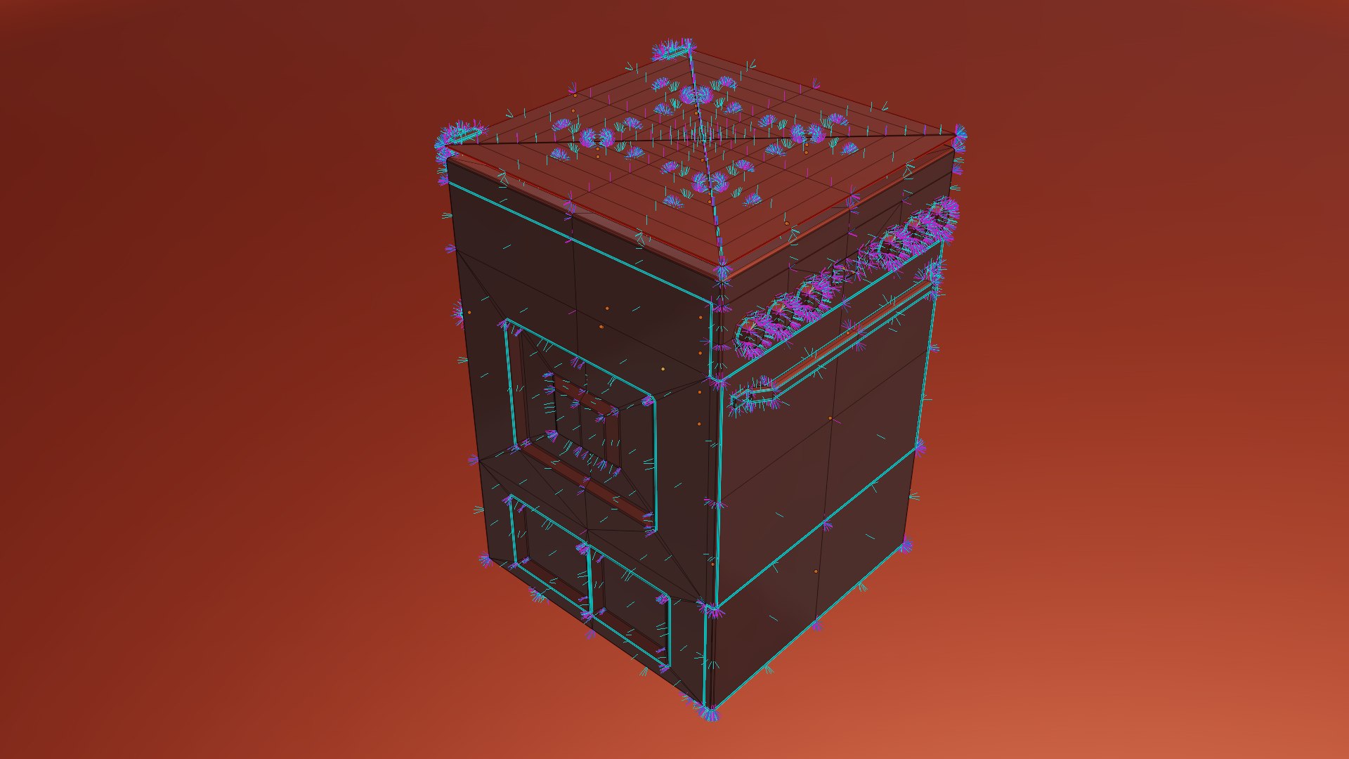 3D Low Poly Kitchen Stove - TurboSquid 2223812