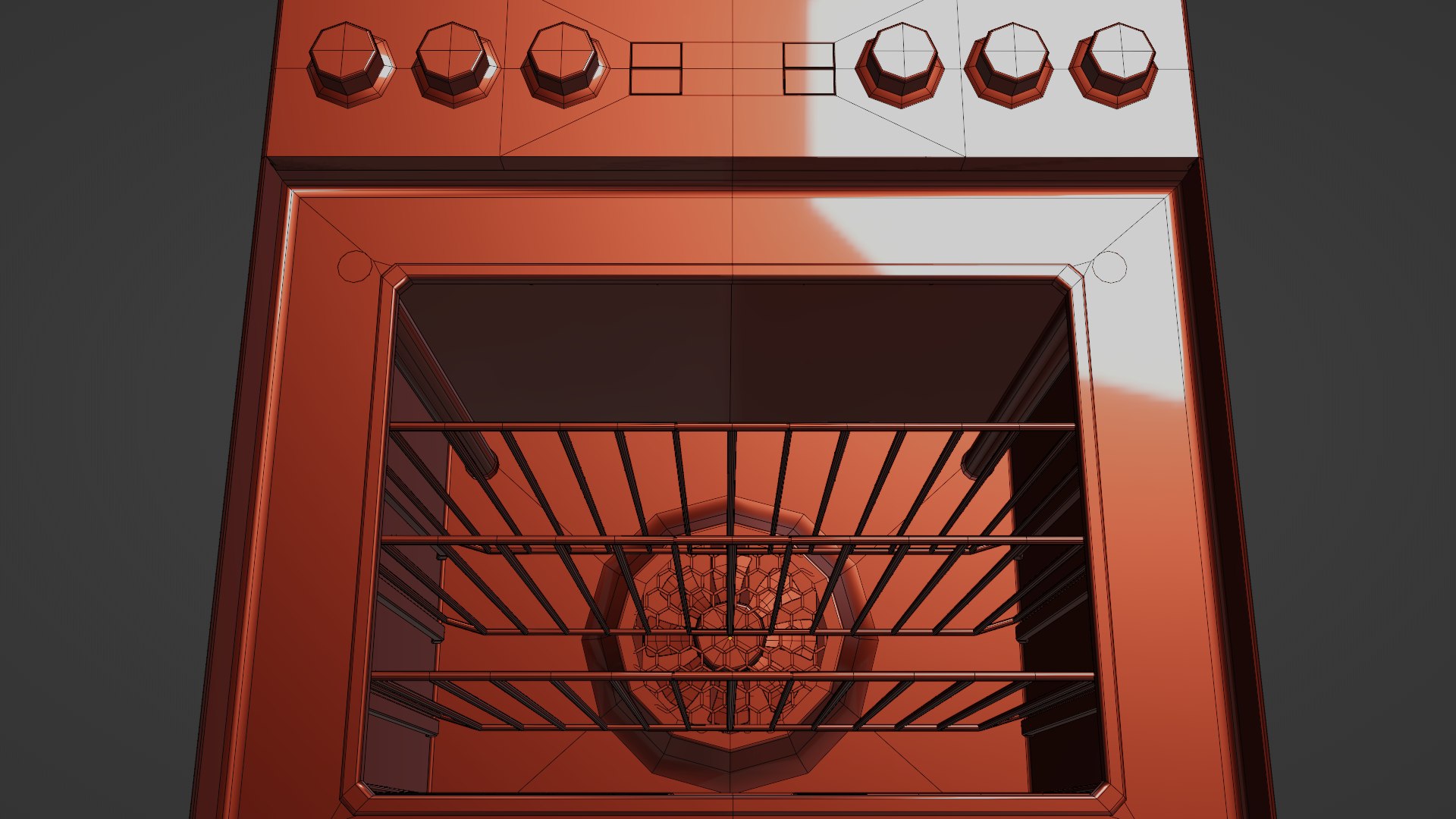 3D Low Poly Kitchen Stove - TurboSquid 2223812