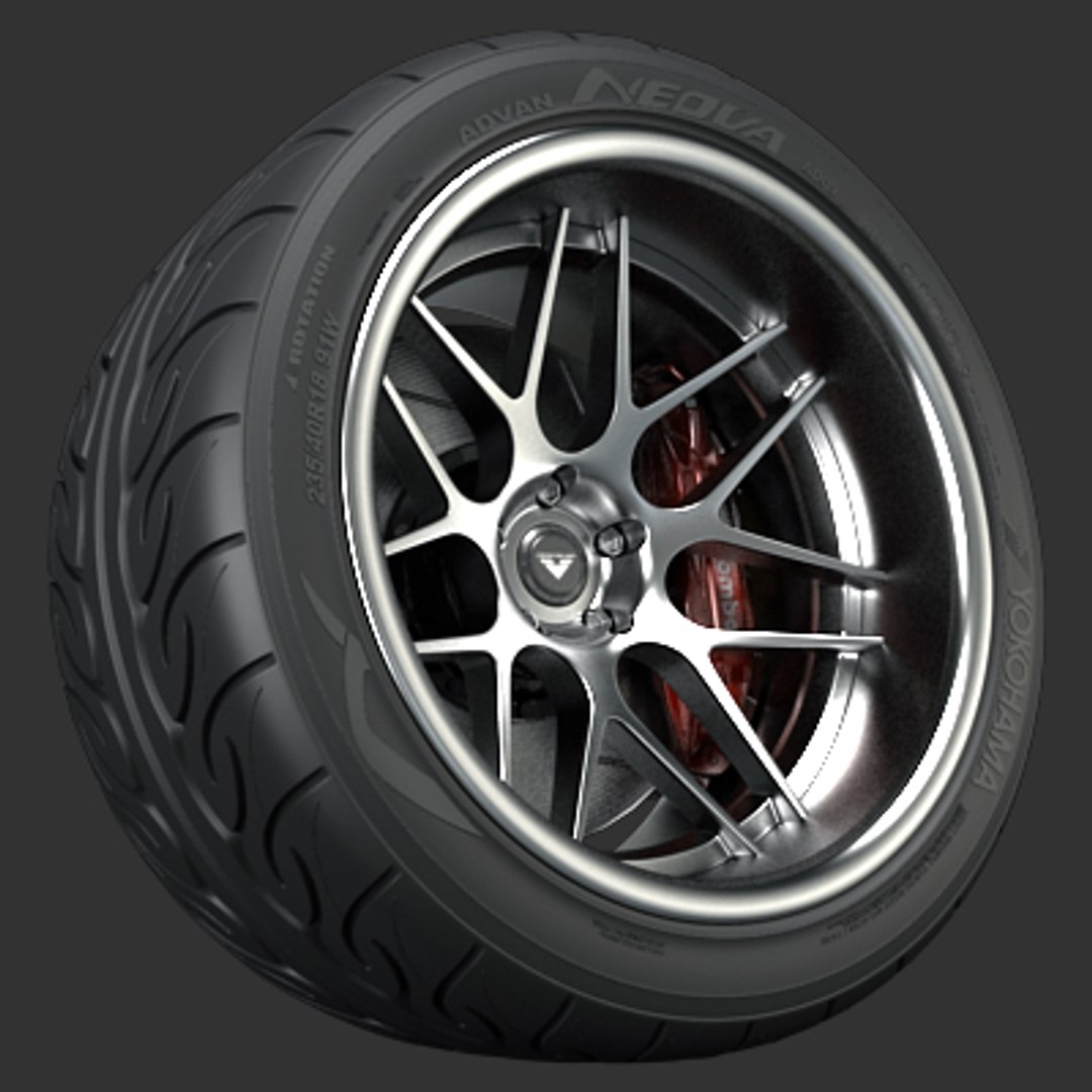 3dsmax vorsteiner v308 wheel