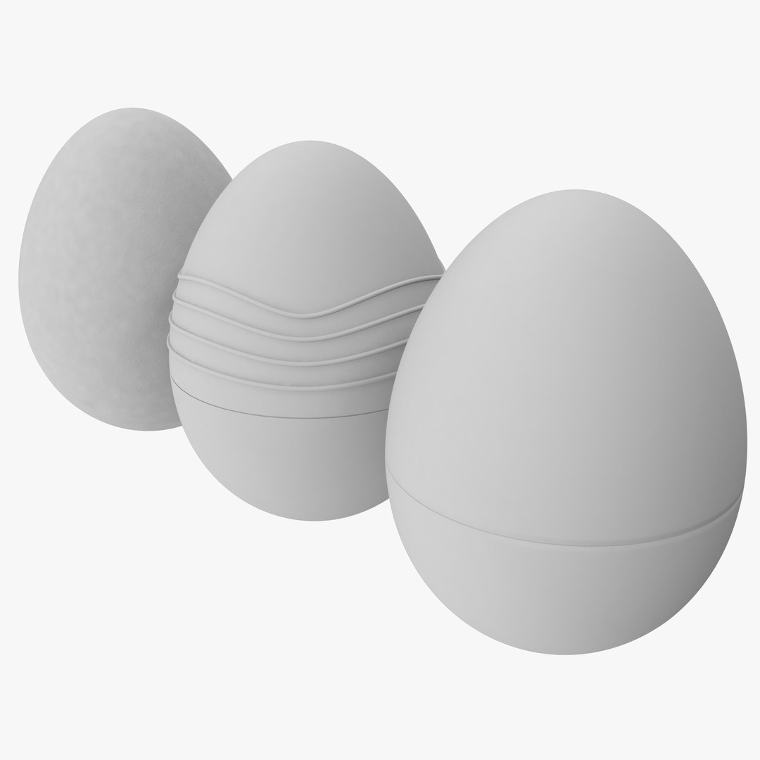 Stylized eggs 3D model | 1146891 | TurboSquid