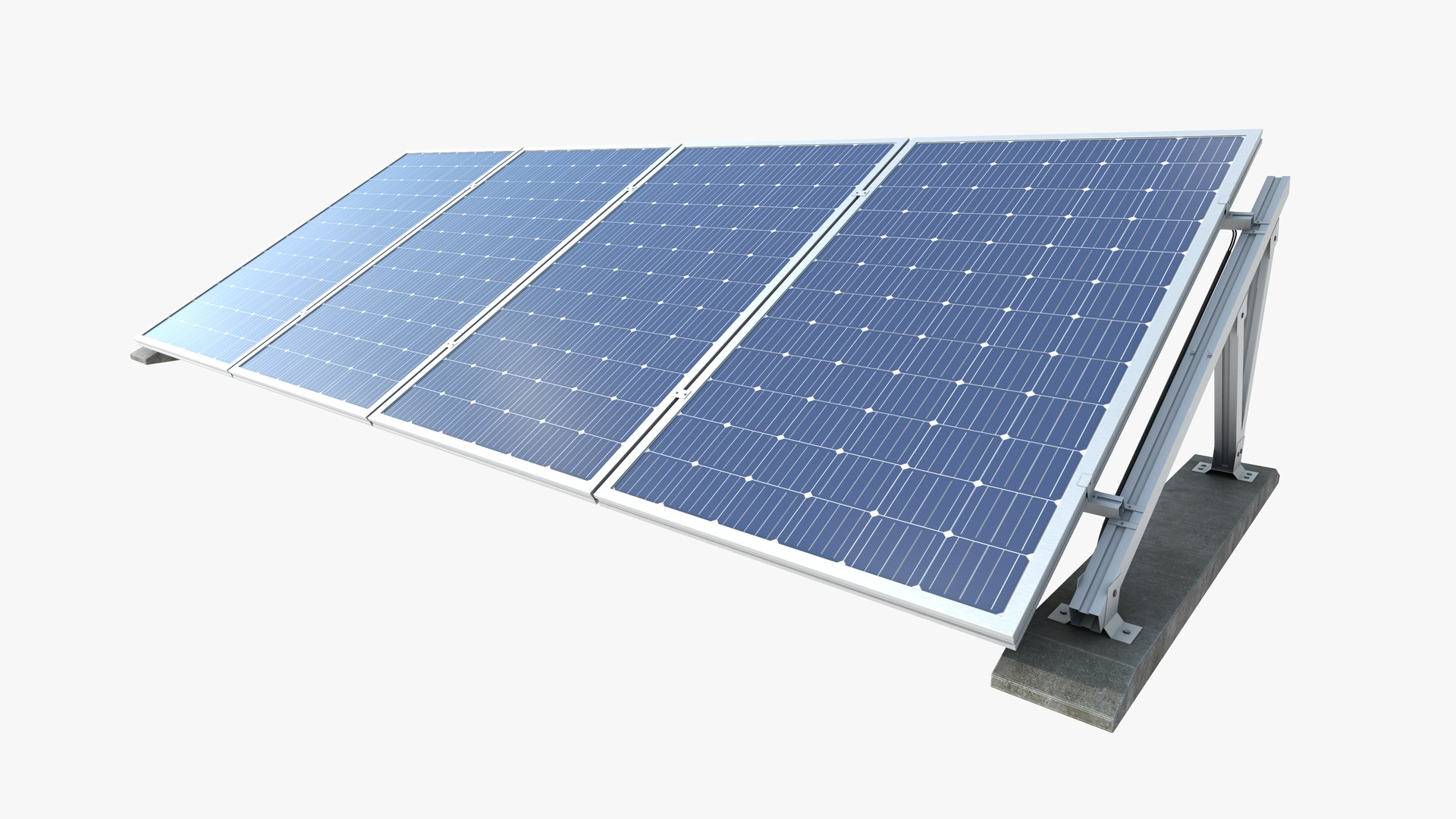 Solar Panel 4 With PBR 4K 8K 3D model - TurboSquid 1765176