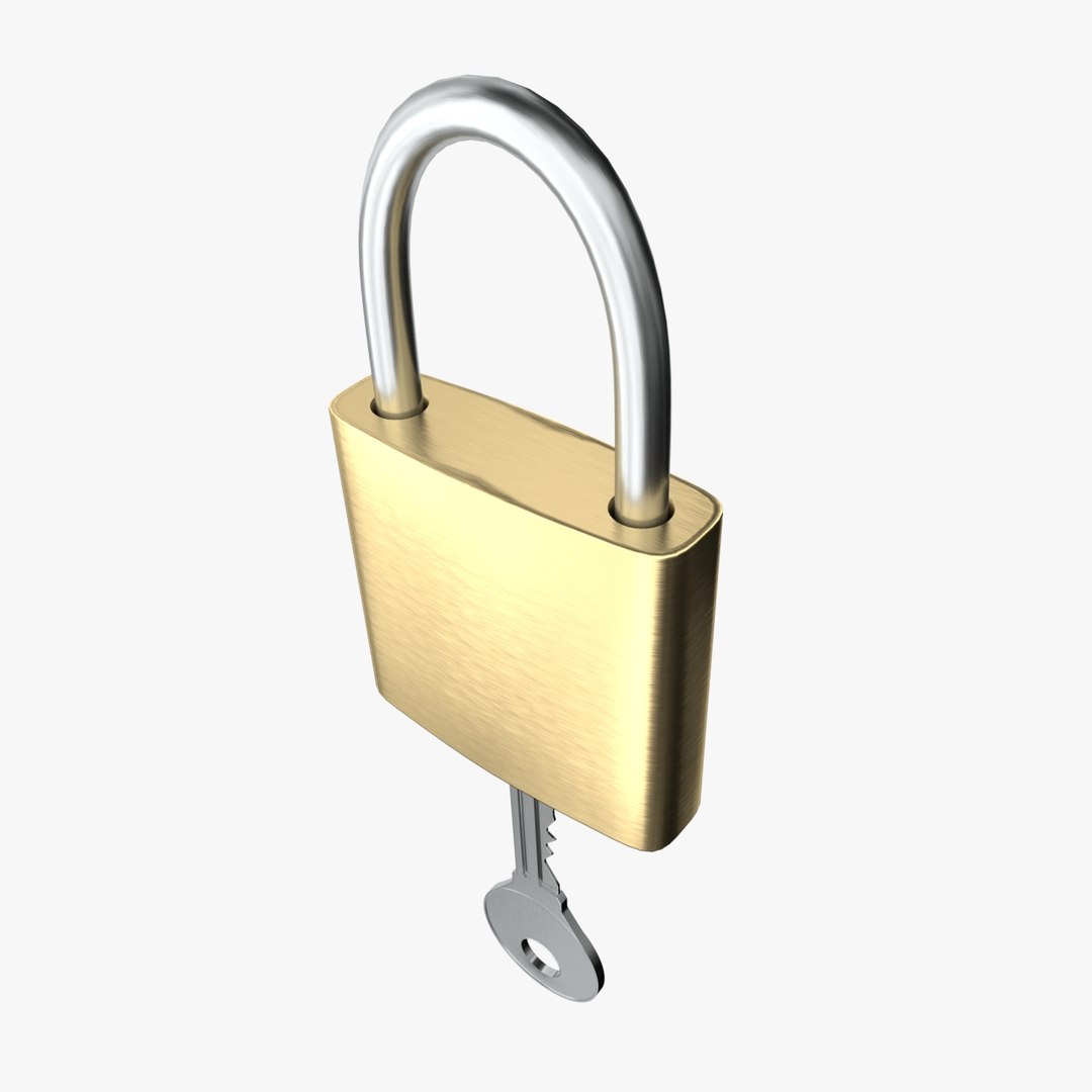 Padlock Key Fbx