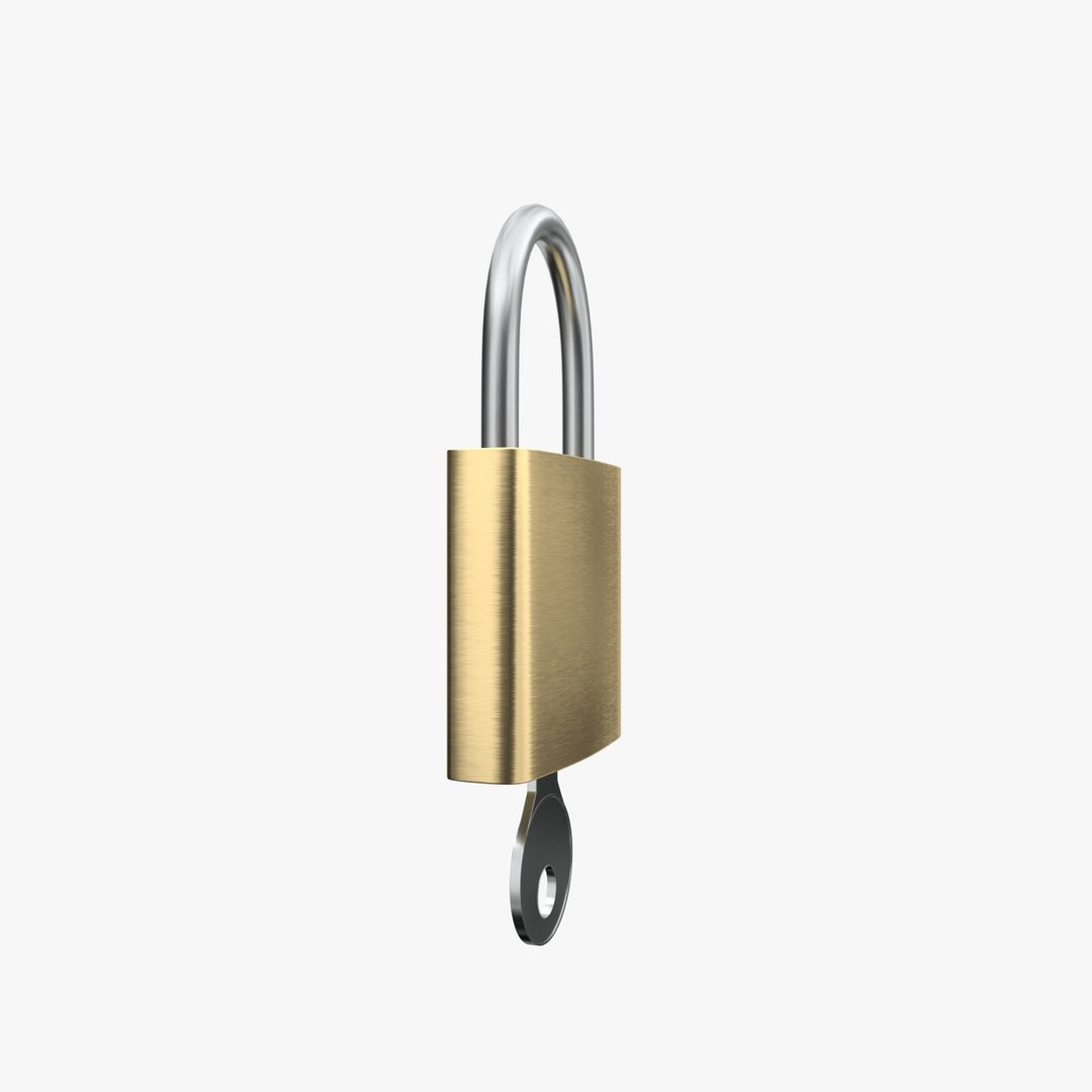 Padlock Key Fbx
