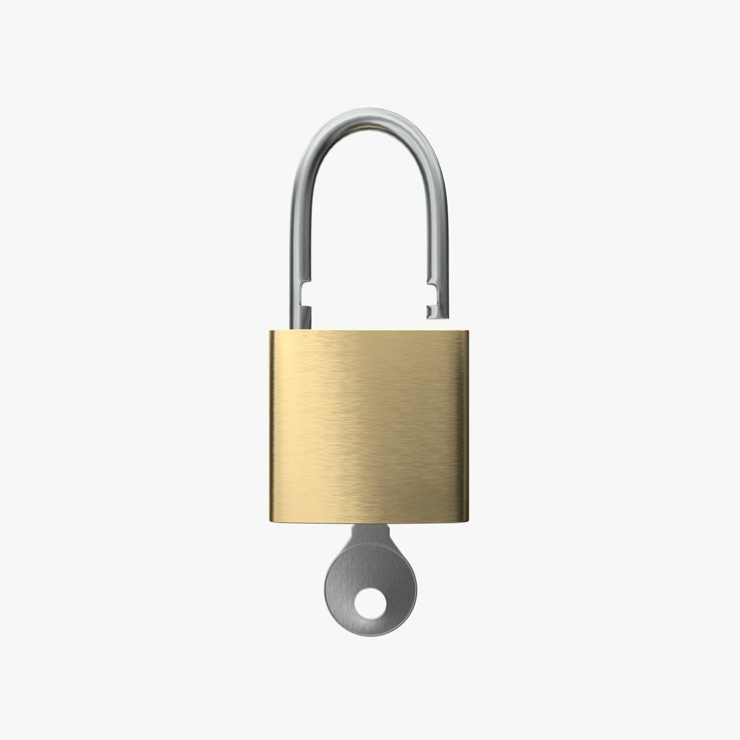 Padlock Key Fbx
